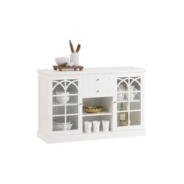 sobuy Sideboard in Wei&szlig; - (B)120 x (H)78 x (T)39cm | Gr.: onesize