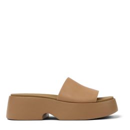 Camper Sandaletten mit Absatz - Sandalen Tasha - Gr. 40 (EU) - in Beige - f&uuml;r Damen