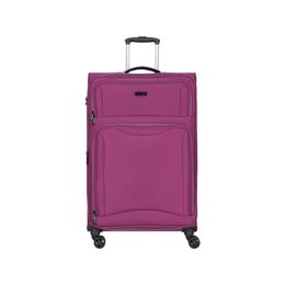 d&n D&N Travel Line 9204 4 Rollen Trolley L 76 cm mit Dehnfalte in purple | Gr.: onesize