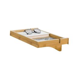 sobuy Bettablage in Braun - (B)36 x (H)9 x (T)25cm | Gr.: onesize
