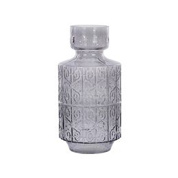 Beliani Blumenvase DIKELLA in Grau - (W) 18 x (H) 33 x (L) 18 cm | Gr.: onesize