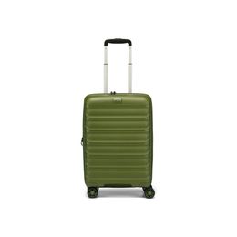 d&n D&N Travel Line 4700 4 Rollen Kabinentrolley 55 cm mit Dehnfalte in olive green | Gr.: onesize