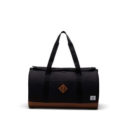 HERSCHEL Heritage Duffle - Reisetasche 52 cm (black/saddle brown) in black/saddle brown | Gr.: onesize