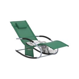 sobuy Swingliege in Dunkelgrün - (B)63 x (H)83 x (T)150cm | Gr.: onesize