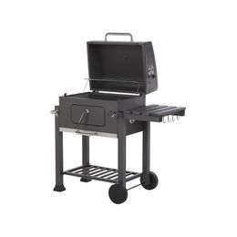 Beliani Holzkohlegrill PAVLOF in Grau - (W) 79 x (H) 107 x (L) 49 cm | Gr.: onesize