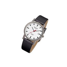 Regent Uhren Analog-Armbanduhr Regent Titan-Uhren schwarz mittel (ca. 34mm) | Gr.: onesize