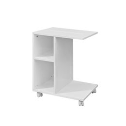 sobuy Beistelltisch in Wei&szlig; - (B)35 x (H)58 x (T)45 cm | Gr.: onesize