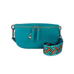 Florence Gürteltasche Leder türkis, mehrfarbig ca. 25cm | Gr.: onesize