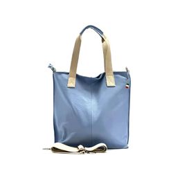 Florence Schultertasche, Shopper Leder hellblau ca. 44cm | Gr.: onesize