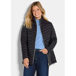 GOLDNER Kurzgr&ouml;&szlig;e: Herbstjacke mit Daunen, Stehkragen in schwarz | Gr.: 23