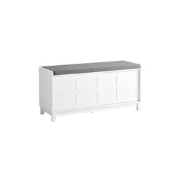 sobuy Schuhbank in Wei&szlig; - (B)114 x (H)53 x (T)40cm | Gr.: onesize