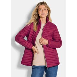 GOLDNER Steppjacke Herbstjacke mit Daunen, Stehkragen in bordeaux | Gr.: 42