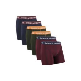 DANISH ENDURANCE Boxershorts Classic Trunks in navy/green/bordeaux | Gr.: L