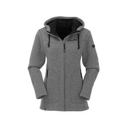 Maul Sport Polar-Strickfleecejacke Wilde Kaiserin in Grau | Gr.: 36