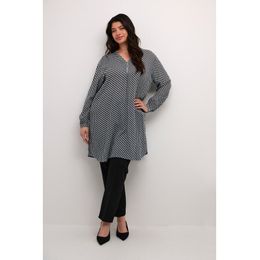 Kaffe curve Tunika KCami Loose fit in Grey_CelestialBlue Wavy Print | Gr.: 52