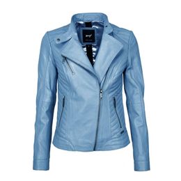Maze Lederjacke Sally in hellblau | Gr.: L