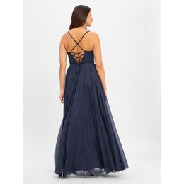 Marie Lund Abendkleid in marine - 0002 | Gr.: 32