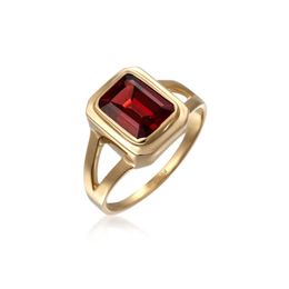 Elli Ring 925 Sterling Silber in Rot | Gr.: 54