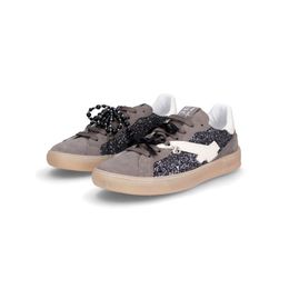 GIO+ Sneaker Blue in Grau Glitzer | Gr.: 41