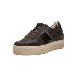 Paul Green Sneaker in Braun Lack | Gr.: 38,5