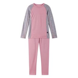 Reima Wolle-Basisschicht-Set " Taitoa " in Grey Pink | Gr.: 140