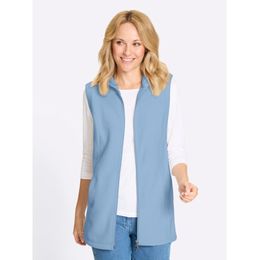 Sieh an! Fleece-Weste in eisblau | Gr.: 52