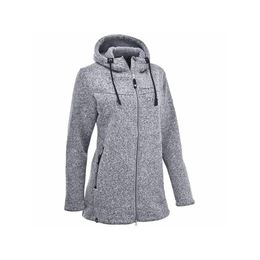 Maul Sport Polar-Strickfleecejacke Wilde Kaiserin in Hellgrau | Gr.: 42