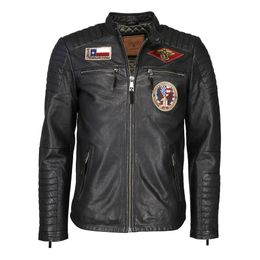 Top Gun Lederjacke TG20192023 in schwarz | Gr.: XXL