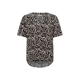 Street One Blusenshirt in schwarz beige | Gr.: 42
