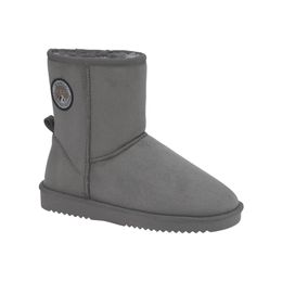 O`Neill Schlupfboots O'NEILL "BOLSA CHICA WOMEN HIGH", Damen, Gr. 37, grau, Textil, Schuhe, Winterboots, Snowboots, Winterschuhe, gefüttert