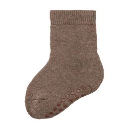 Sterntaler ABS Socken Wolle uni in braun mel. | Gr.: 34