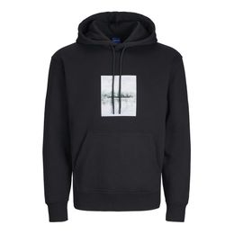 Jack & Jones Jack & Jones Hoodie 'VESTERBRO NEWTON' in schwarz | Gr.: M