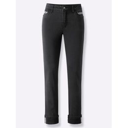 CR&Eacute;ATION L creation L Gerade Jeans in black denim | Gr.: 36