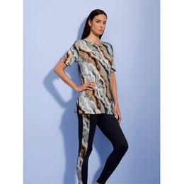 WITT WEIDEN Leggings in schwarz-camel | Gr.: 36-38