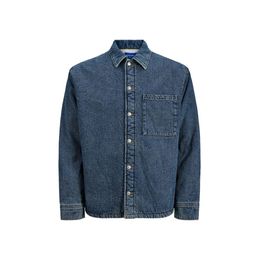 Jack & Jones Jack and Jones James Denim Teddy Overshirt LS in Blau | Gr.: XL