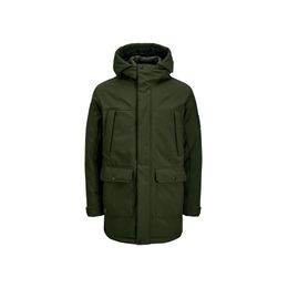 Jack & Jones Jack and Jones Finn Softshell Parka in Dunkelgrün | Gr.: M