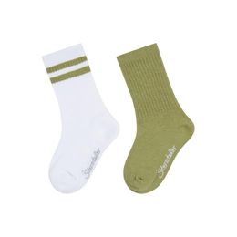 Sterntaler Active Socken Lang 2er-Pack Coolmax in mittleres grün | Gr.: 30
