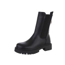Ital-Design Stiefelette in Schwarz | Gr.: 40