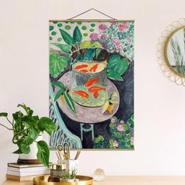 Bilderwelten Stoffbild mit Posterleisten Galaktische Gartenarbeit