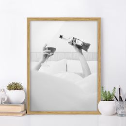 Bilderwelten Bild mit Rahmen Aperol am Morgen