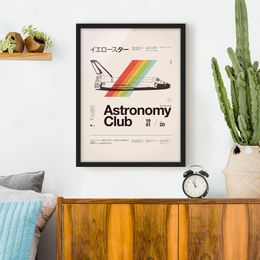Bilderwelten Bild mit Rahmen Astronomy - Club