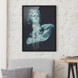 Bilderwelten Bild mit Rahmen Apollo mit Kristallen