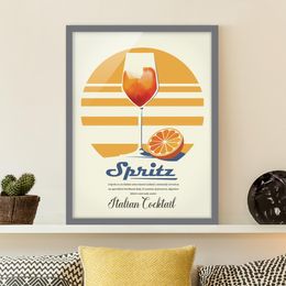 Bild mit Rahmen Aperol Spritz - Italian Cocktail