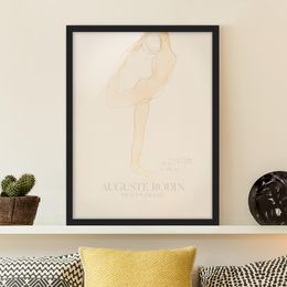 Bilderwelten Bild mit Rahmen Auguste Rodin - Frauenakt II