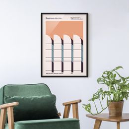 Bilderwelten Bild mit Rahmen Bauhaus Archiv - Plakat