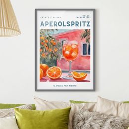 Bild mit Rahmen Aperol Spritz - Il dolce far niente
