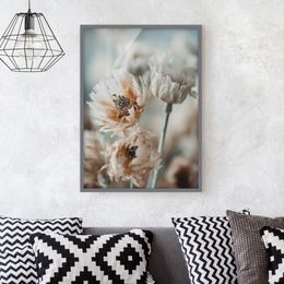 Bild mit Rahmen Blumen Nahaufnahme