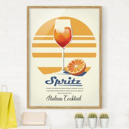Bild mit Rahmen Aperol Spritz - Italian Cocktail