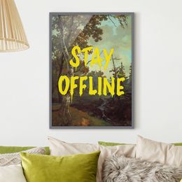 Bild mit Rahmen Bleib Offline