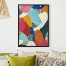Bilderwelten Bild mit Rahmen Bunte Steigung